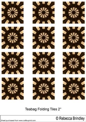Totally Random Tea Bag Folding Tiles 10 - CUP344621_442 | Craftsuprint
