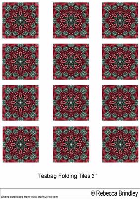 Red Christmas Candy Canes Tiles V2 - CUP34663_442 | Craftsuprint