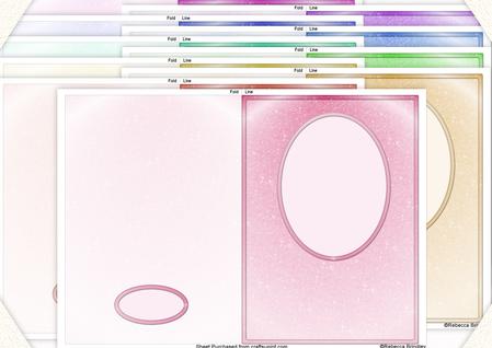 Quick Card Bases with Ovals - CUP44304_442 | Craftsuprint