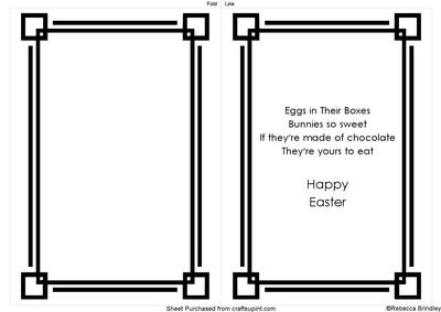A5-a6 Easter Sentiments Insert 1 - CUP48318_442 | Craftsuprint