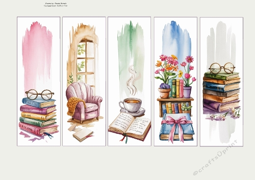 Book Lovers Bookmarks 2 - CUP1376076_40 | Craftsuprint