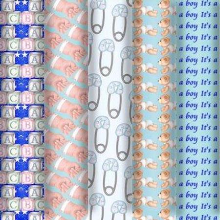 Baby Boy Backing Paper - CUP19157_40 | Craftsuprint