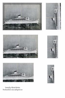 Cruise Liner Pyramid - CUP35185_40 | Craftsuprint