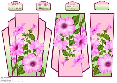 Floral Art Deco Topper 5 - CUP527457_40 | Craftsuprint