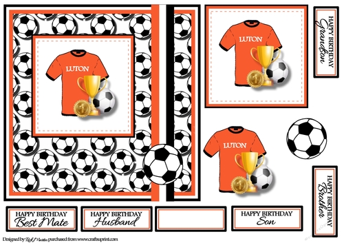 7x7 Luton Card Front, Topper & Decoupage with Sentiments - CUP1144228 ...