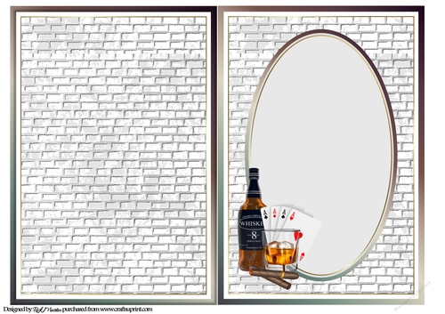 A5 Mature like whiskey Blank Insert - CUP1170620_111584 | Craftsuprint