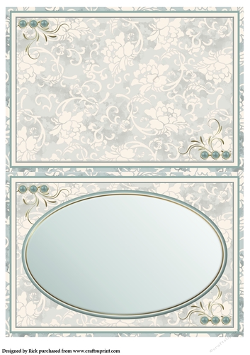 A5 Oriental Ladies Blank Insert - CUP1171276_111584 | Craftsuprint