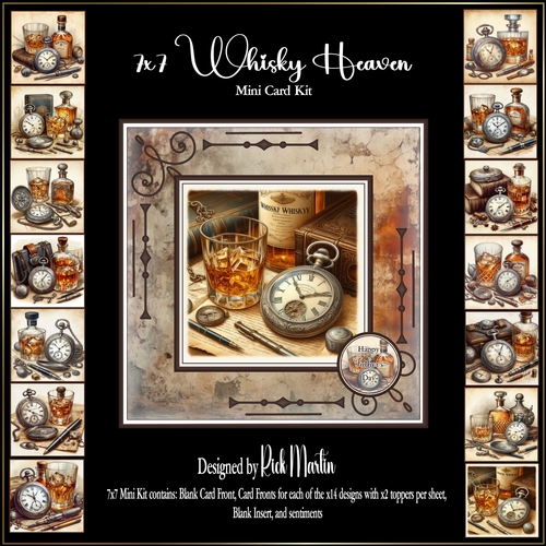 7x7 Whisky Heaven Mini Kit x14 designs of Toppers - CUP1286369_111584 ...