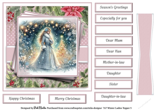 7x7 Winter Ladies 5 Card Front with Sentiments - CUP1343751_111584 ...