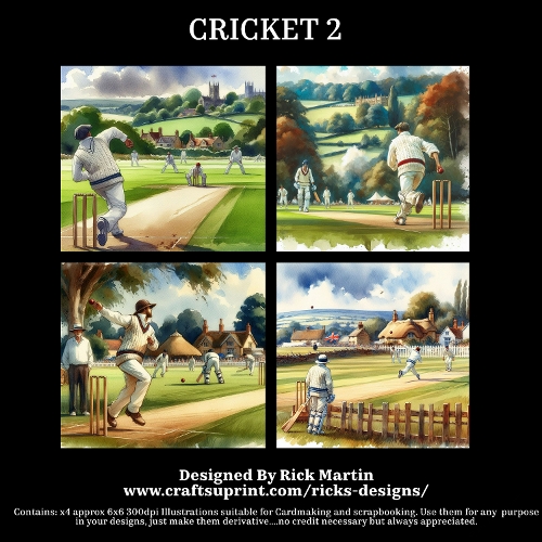 CRICKET 2 - Illustrations for Cardmakers & Designers - CUP1356099 ...