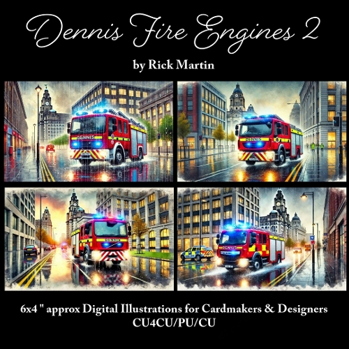 Dennis Fire Engines 2 - Illustrations for Cardmakers & Designers ...