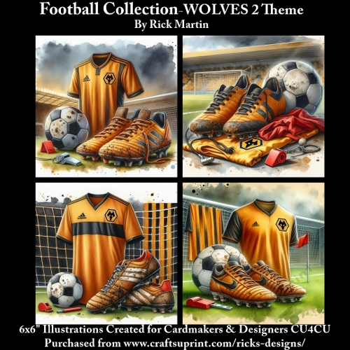 6X6 WOLVES 2 Themed - Illustrations for Cardmakers & Designers ...