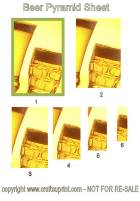 Beer Pyramid Sheet - BEERPY | Craftsuprint