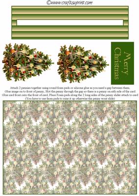 Penny Slider Christmas Tree - CUP24360_1 | Craftsuprint