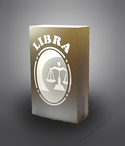 Libra Zodiac box card - CUP888174_66824 | Craftsuprint