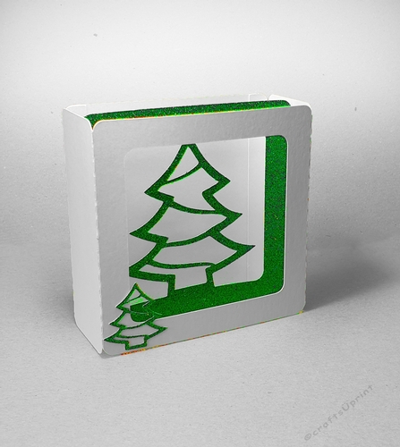 Christmas Tree box card - CUP990449_66824 | Craftsuprint