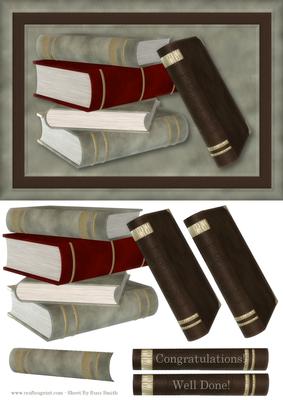 Books Card Front - CUP111002_37 | Craftsuprint