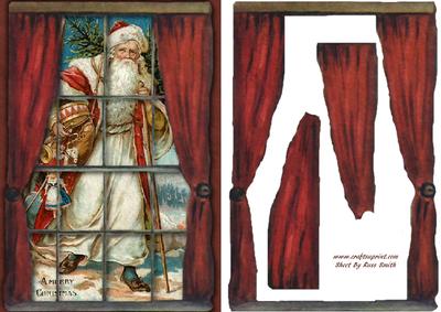 Santa Window Quick Card - CUP139999_37 | Craftsuprint