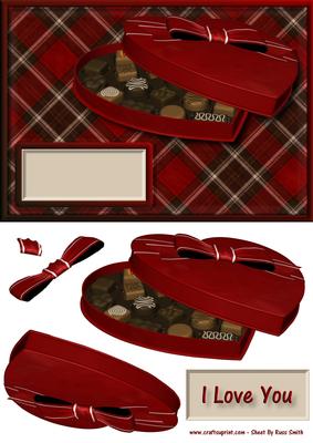 Box of Chocolates Quick Card - CUP145061_37 | Craftsuprint