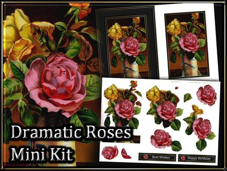 Dramatic Roses Mini Kit - CUP412897_37 | Craftsuprint
