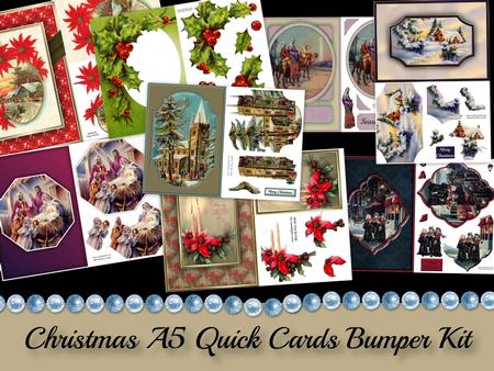 Christmas A5 Quick Cards Bumper Kit - CUP443764_37 | Craftsuprint