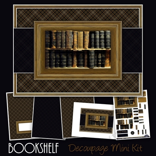 Bookshelf Mini Kit - CUP727120_37 | Craftsuprint