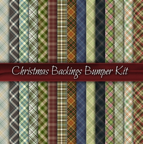Christmas Backings Bumper Kit - CUP730711_37 | Craftsuprint