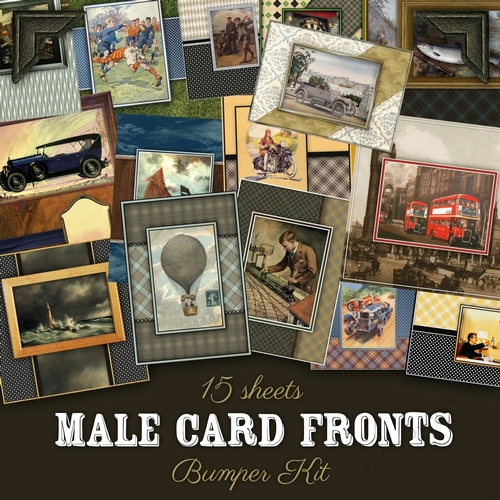Male Card Fronts Bumper Kit - CUP787813_37 | Craftsuprint