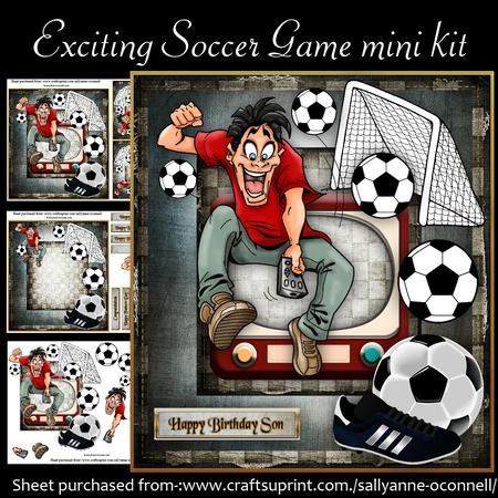 Exciting Soccer Game Mini Kit - CUP654125_1812 | Craftsuprint