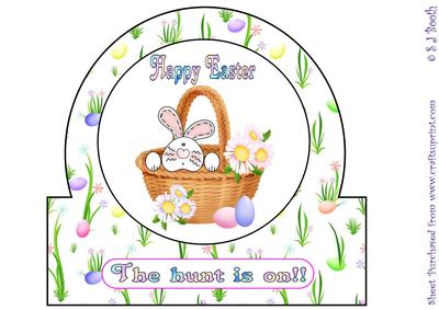 Large Shaped Easter Card Front - CUP193977_1026 | Craftsuprint