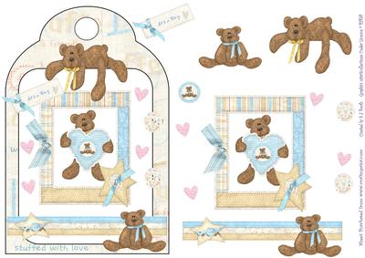 New Baby Boy Bear - CUP267391_1026 | Craftsuprint
