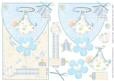 Baby Boy Envelope Front - CUP289440_1026 | Craftsuprint