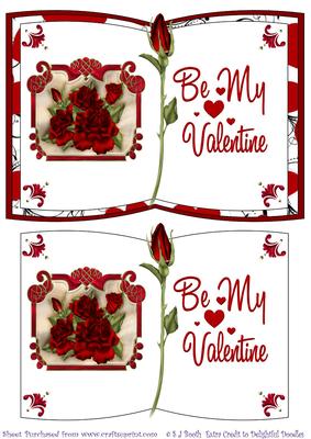 Valentines Mini Book - CUP291794_1026 | Craftsuprint