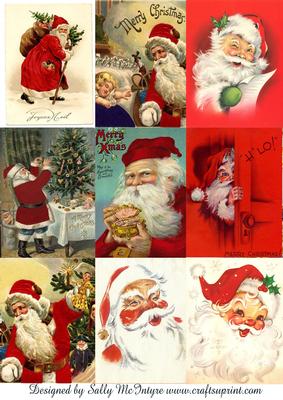 All About Santa Collage - CUP109281_49 | Craftsuprint