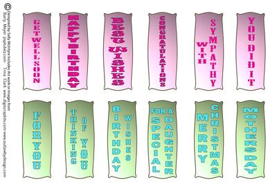 Assorted Vertical Sentiments Female - CUP140061_49 | Craftsuprint