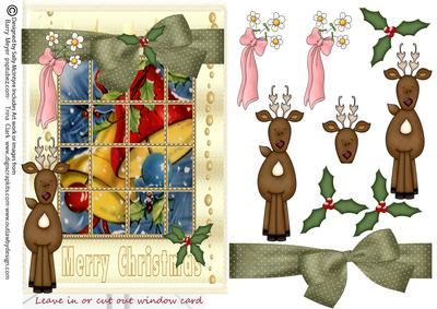 Leave in or Cut Out Window Card Bells of Christmas - CUP142298_49 ...
