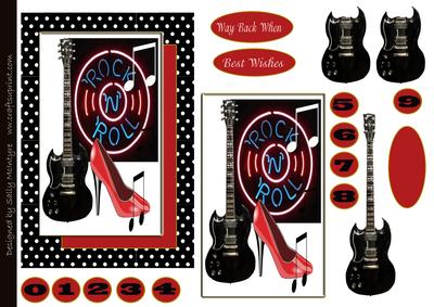 Rock N Roll Way Back When Numbers to Make Any Age - CUP175733_49 ...