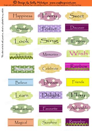 Scrap Word Tags Png Format - CUP274523_49 | Craftsuprint