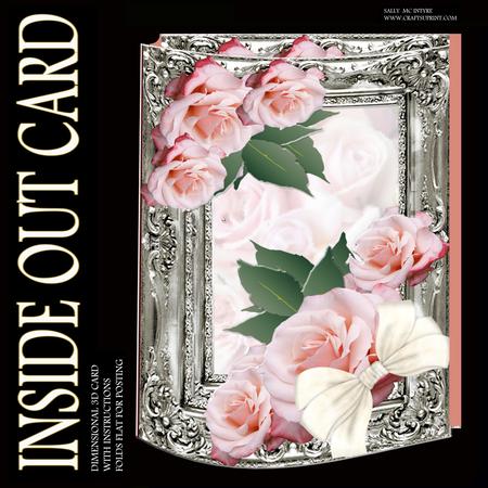 Inside Out Card Prettiest Pink Roses - CUP280518_49 | Craftsuprint