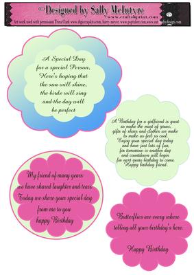 Verses for Cards - CUP307161_49 | Craftsuprint