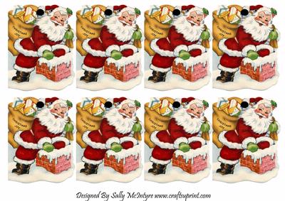 Santa Gift Cards - CUP32893_49 | Craftsuprint