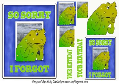 So Sorry I Forgot Your Birthday or Other Occasion - CUP45587_49 ...