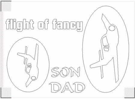 Flight Of Fancy Dad And Son - CUP700015_49 | Craftsuprint