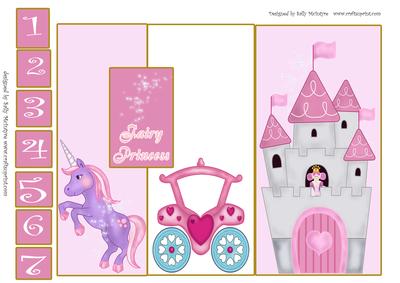 Fairy Princess Fold Back Card Ages 1-6 - CUP78279_49 | Craftsuprint
