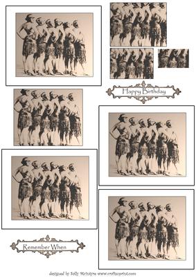 Flapper Girls Remember When Happy Birthday - CUP86802_49 | Craftsuprint