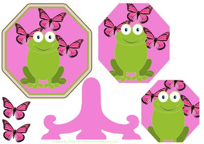 Pyramid Plate Card Princess Frog with Stand - CUP87082_49 | Craftsuprint