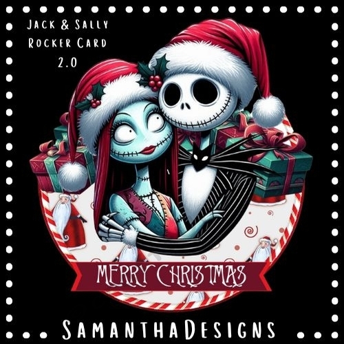 Jack & Sally Rocker Card 2.0 - CUP1340487_113795 | Craftsuprint