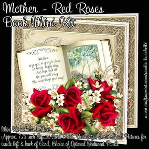 Mother - Red Roses Book Mini Kit - Photo by Linda Short
