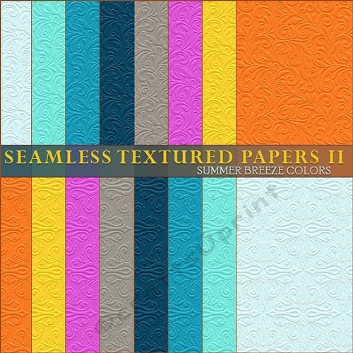 Textured Papers II - Summer Breeze Colors - CUP1102571_2048 | Craftsuprint