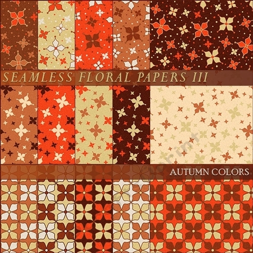 Floral Papers III - Autumn Colors - CUP1115301_2048 | Craftsuprint
